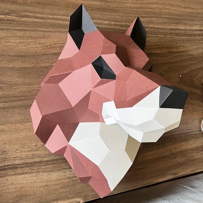 Papercraft 3d YORKSHIRE TERRIER Dog Puppy Low Poly Paper - Etsy