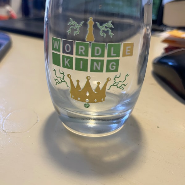 Funny Wordle King Word Game Gift Idea Birthday, Christmas, Holiday ...