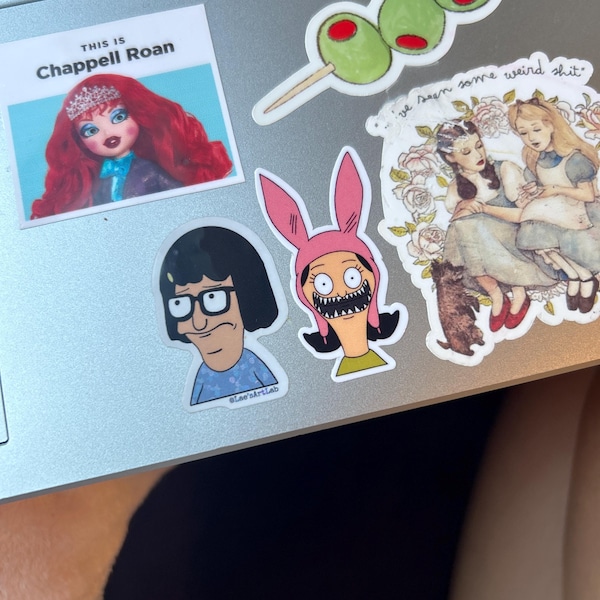 Everything is Fine Face Tina Belcher, Bob's Burgers Sticker, Bob's ...