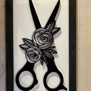 Floral Scissors SVG FILE - Etsy