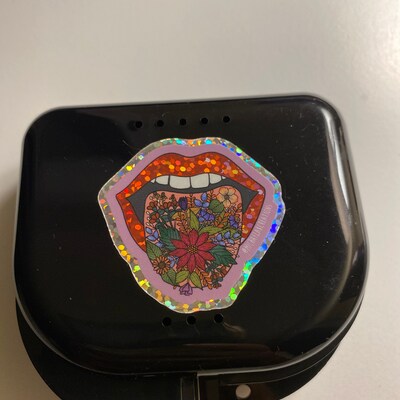 Mouth Sticker Flower Mouth Sticker Stickers for Hydroflask flower ...