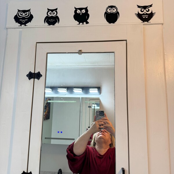 Pantry Vinyl Decal Kitchen Door Frame Sticker Glass Door Luxurious ...