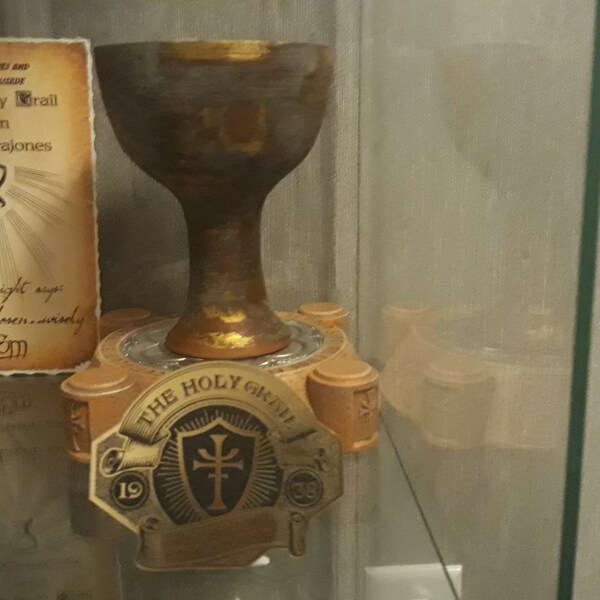 Custom HOLY GRAIL Display PLACARD Prop Indiana Jones Last Crusade ...