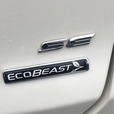 Gel Coated domed FORD ECOBEAST Emblem Overlays Ecoboost Eco Boost ...