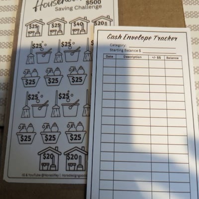 Mini Cocktail Saving Challenge Tracker /laminated Saving Challenge 500 ...