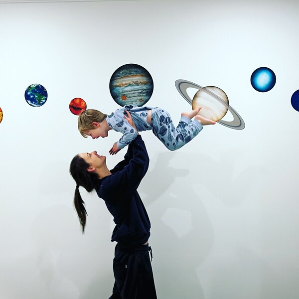 Sun & Planets Wall Stickers Set, Solar System Kids Room Decor or ...