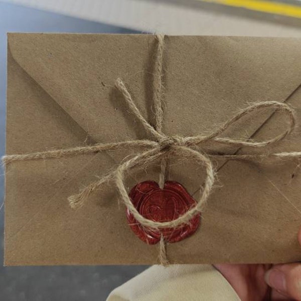 Wax Seal Letter, Scroll Letter, Handmade Love Letter, Wedding Vows ...