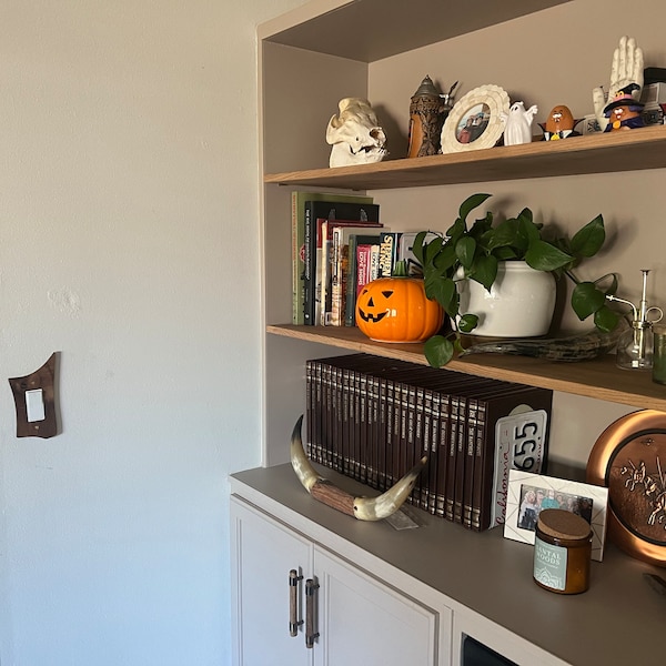 Arbor Walnut Wood Light Switch Covers Mid Century Modern Wall Plate MCM Atomic Surplus - Etsy