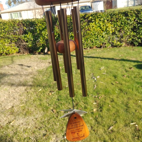 Memorial Wind Chime | 18 Inch Wind Chime | in Memory of a Life so ...