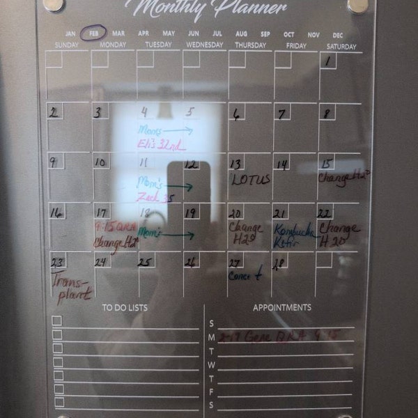 Personalized Budget Planner - Acrylic Financial Planner - Custom ...