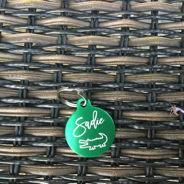 Engraved Pet Tags, Pet Id Tags, Dog Tags for Dogs, Gator Pet Tag, Dog ...