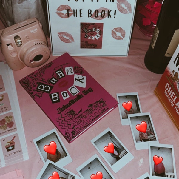 Custom Personalized Mean Girls, Burn Book, Regina George, Cady Heron ...