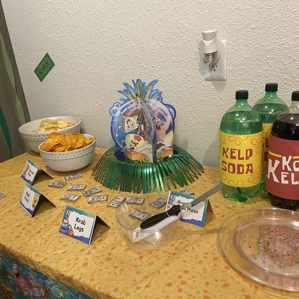 2-liter Koca Kelp Soda Under the Sea Luau Drink Bottle Labels Printable ...