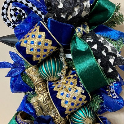 D. Stevens Raven Ribbon Gingham Check Ribbons, Fall Crow Ribbon, Crow ...