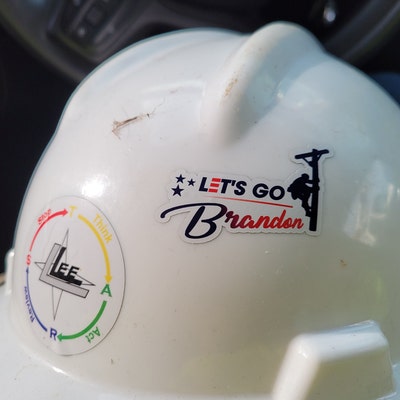 Lightning Bolt & Linemen Hard Hat Decal, Storm Chaser, Power Lineman ...