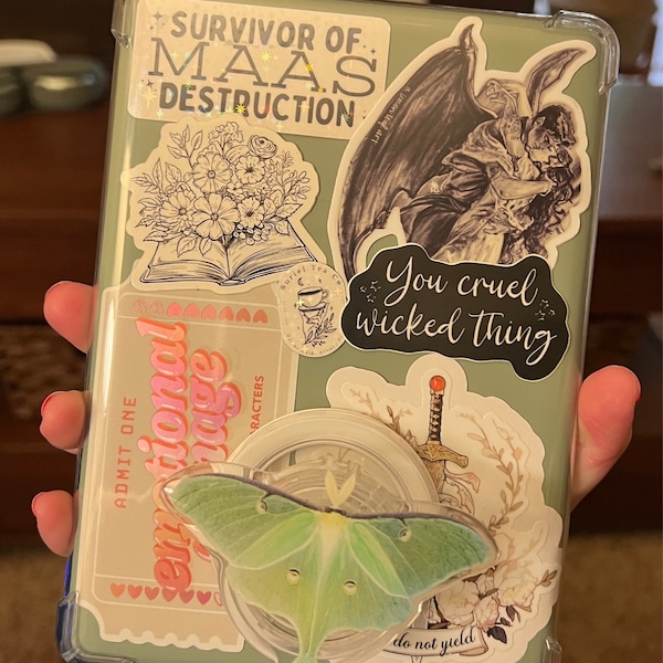 Emotional Damage Ticket Sticker: Bookish Kindle Sticker - Etsy