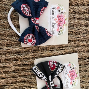 New York Yankees Bow Headband or Hair Clip Baseball Bow | Etsy