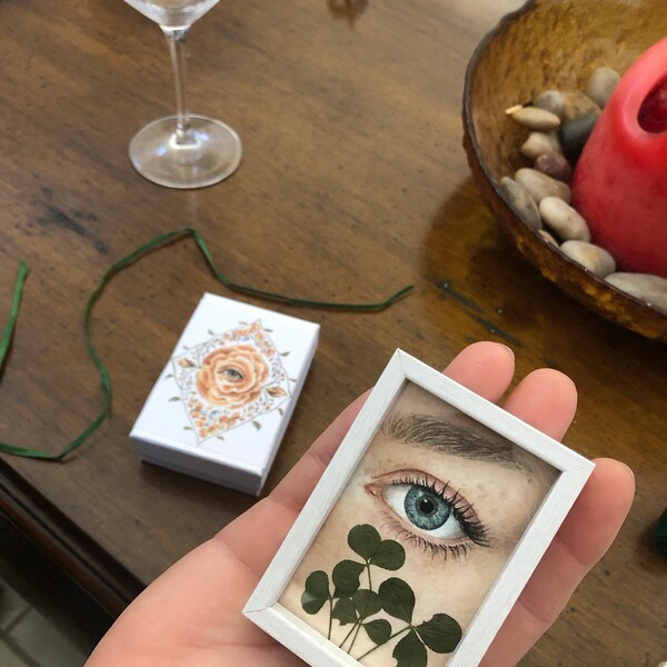 Custom Lover's Eye Pendant/ Personalized Memory Locket Necklace/ Custom ...