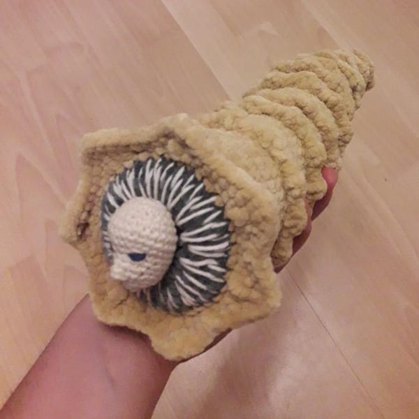 Amigurumi Sandworm Crochet Pattern. Scary Desert Worm Monster. No Sew ...