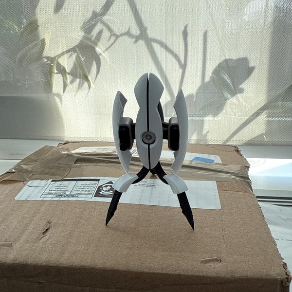 Sentry Turret From Portal - 3D Printed Model With LED Lighting - Video ...