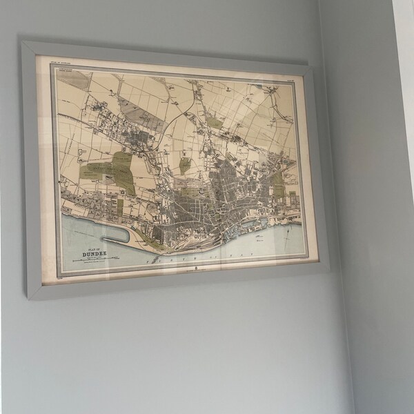 Old Dundee Map | Plan of Dundee, Scotland | 1912 | Scottish Maps |fife ...