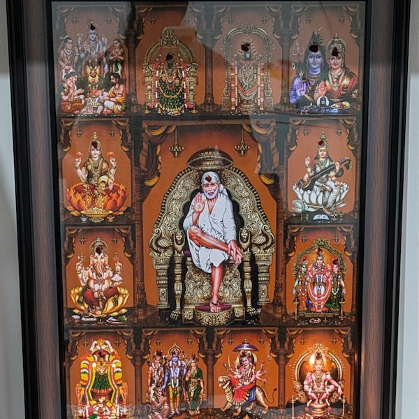 Mahadevi Tripura Sundari Photo Frame, Also Known as Rajarajeswari ...