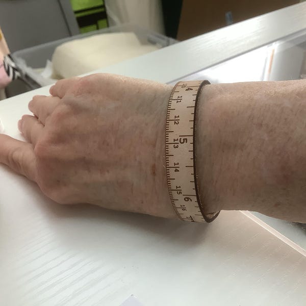 Ruler Bracelet Adjustable Practical Gift for Teacher, Artist, Crafters ...