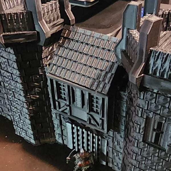 Modular Castle Keep STL – 28mm Printable Fortress Walls & Towers for ...