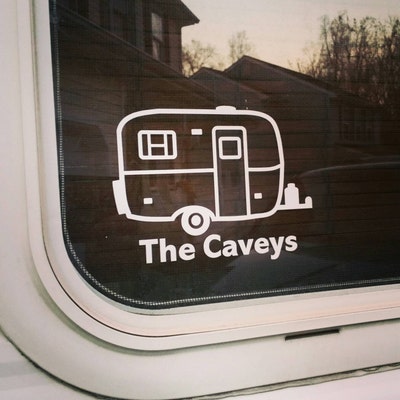 Personalized Fiberglass Trailer Car Window Vinyl Decal Scamp Camper ...