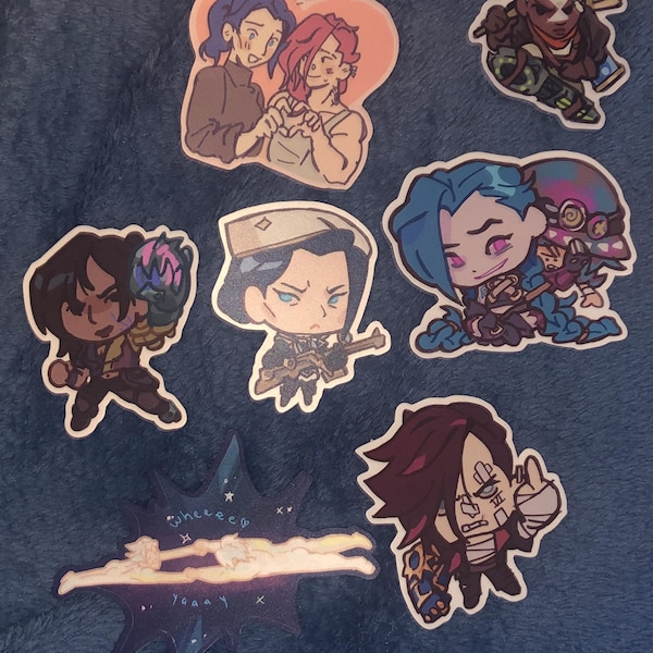 Arcane Season 2 Vinyl Stickers - Etsy