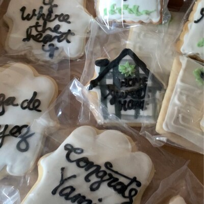 House Warming Sugar Cookies, House Warming Gift, Housewarming Gift ...