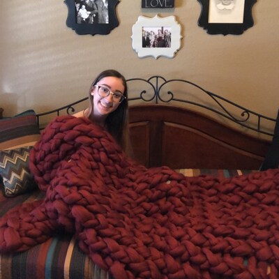 Big Yarn Giant Super Bulky Merino EPIC EXTREME Arm Knitting Kit Chunky ...