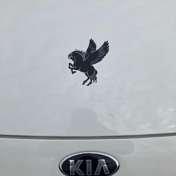 Pegasus Vinyl Decal, Pegasus Decal, Flying Horse Decal, Pegasus Car ...
