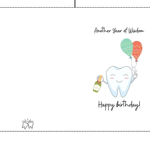 You're the Best, Thank You Dentist Card, Tooth Greeting Card, Cute ...