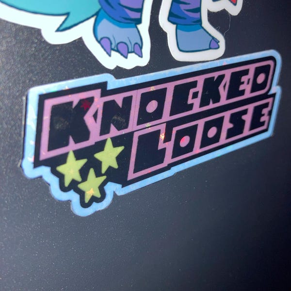Knocked Loose Holographic Sticker - Etsy
