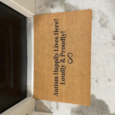 Your Custom Text Housewarming Gift Custom Doormat Personalized Doormat ...
