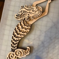 Mermaid 3D Layered Laser Cut File SVG Glowforge Cut File - Etsy Canada
