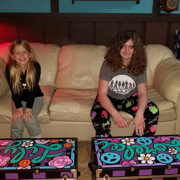 Handpainted Custom Camp Trunk - Etsy