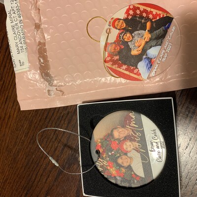 Personalized Family Picture Ornament Christmas Gift Ornament - Etsy