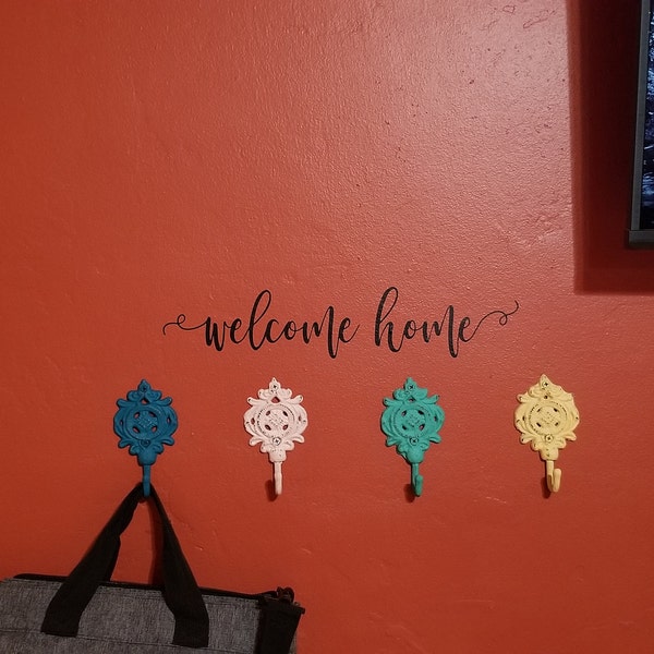 Welcome Home Wall Decal- Welcome Home Decal- Welcome Home Door Decal ...