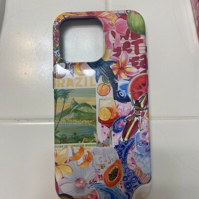 Collage Phone Case Goldfish Phone Case Red Tulip Phone Case Cat Phone ...