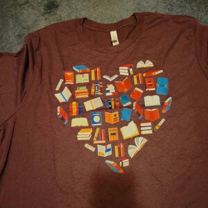 Book Lover Shirt, Book Lover T-shirt, Gift for Librarian, Library Shirt ...