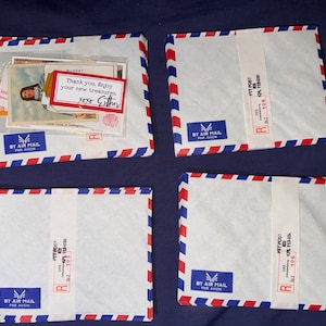 Vintage Registered Postage Mail Labels. - Etsy