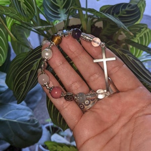 Blue Ceramic and Decorative Wood Cross Protestant Prayer - Etsy