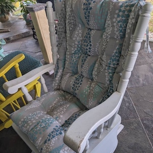 Wingback Rocker/ 4 Post Rocker/glider Cushions/rocker Cushions/ Rocking ...