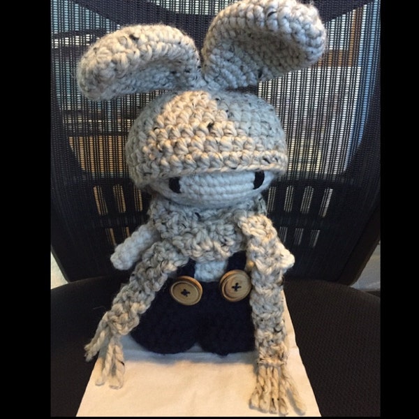 PATTERN: Crochet Chunky Bunny, Amigurumi Rabbit, Crochet Toy, Crochet ...