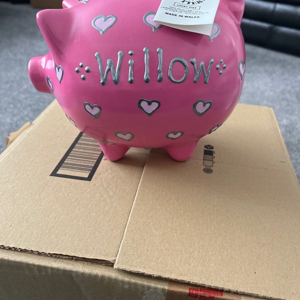 Piggery Pottery Handmade Ceramic Personalised Star-sign Birth Baby ...