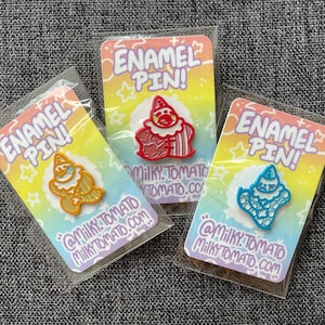 Cute Lil Clown Enamel Pins - Etsy
