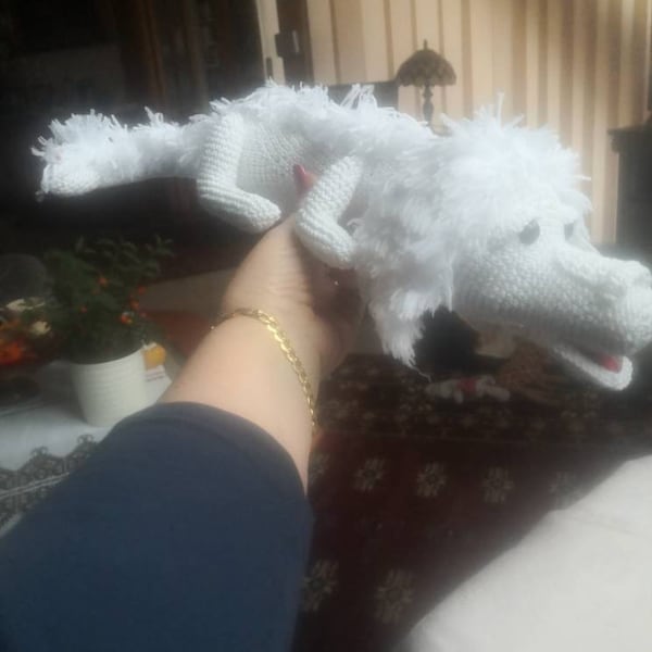 Amigurumi Crochet Pattern for Falkor Inspired Luck Dragon. Instruction ...