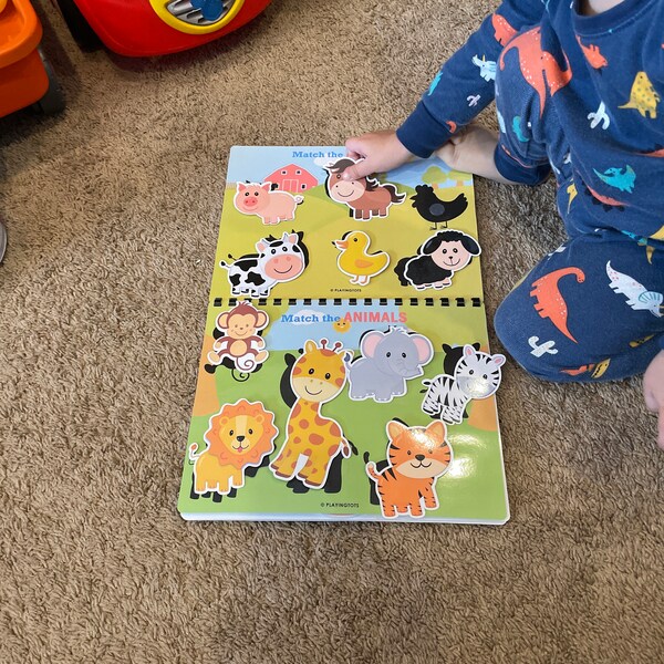 Toddler Busy Book, Fully Assembled, First Learning Binder, Fun Quiet ...